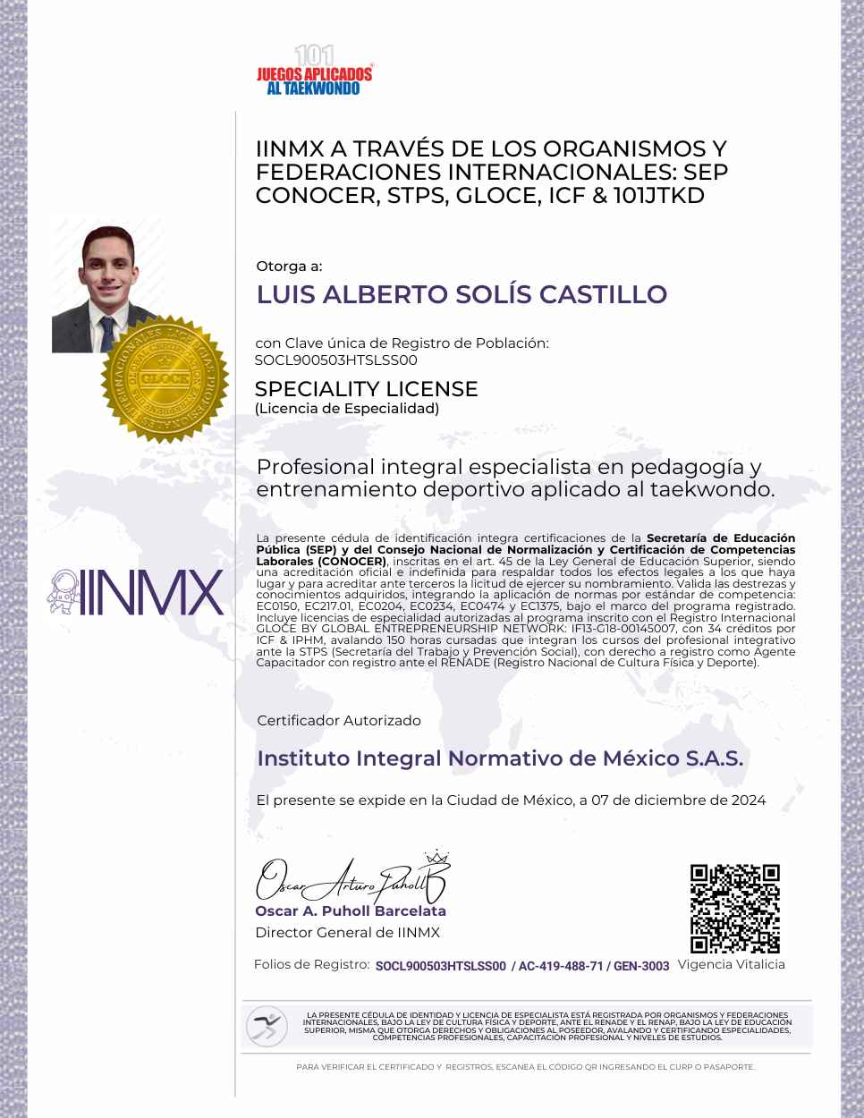 LUIS ALBERTO SOLÍS CASTILLO - IINMX